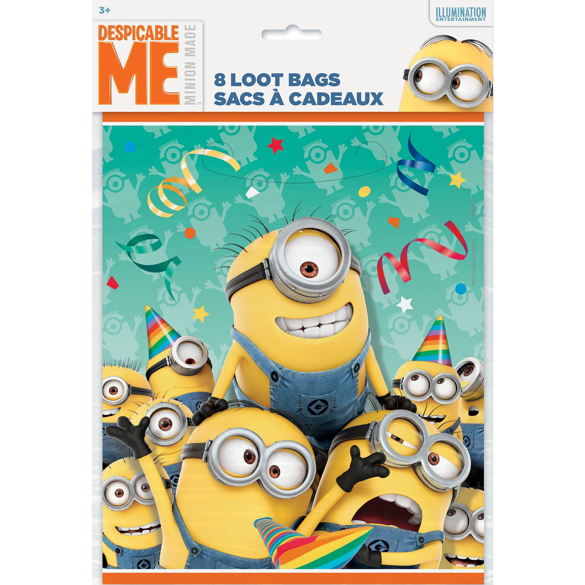 Minions Jerry Everyday Party Bags, 8 Count - Walmart.com