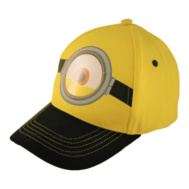 Minions 853471 Youth Adjustable Baseball Cap with Goggles, 100% Cotton ...