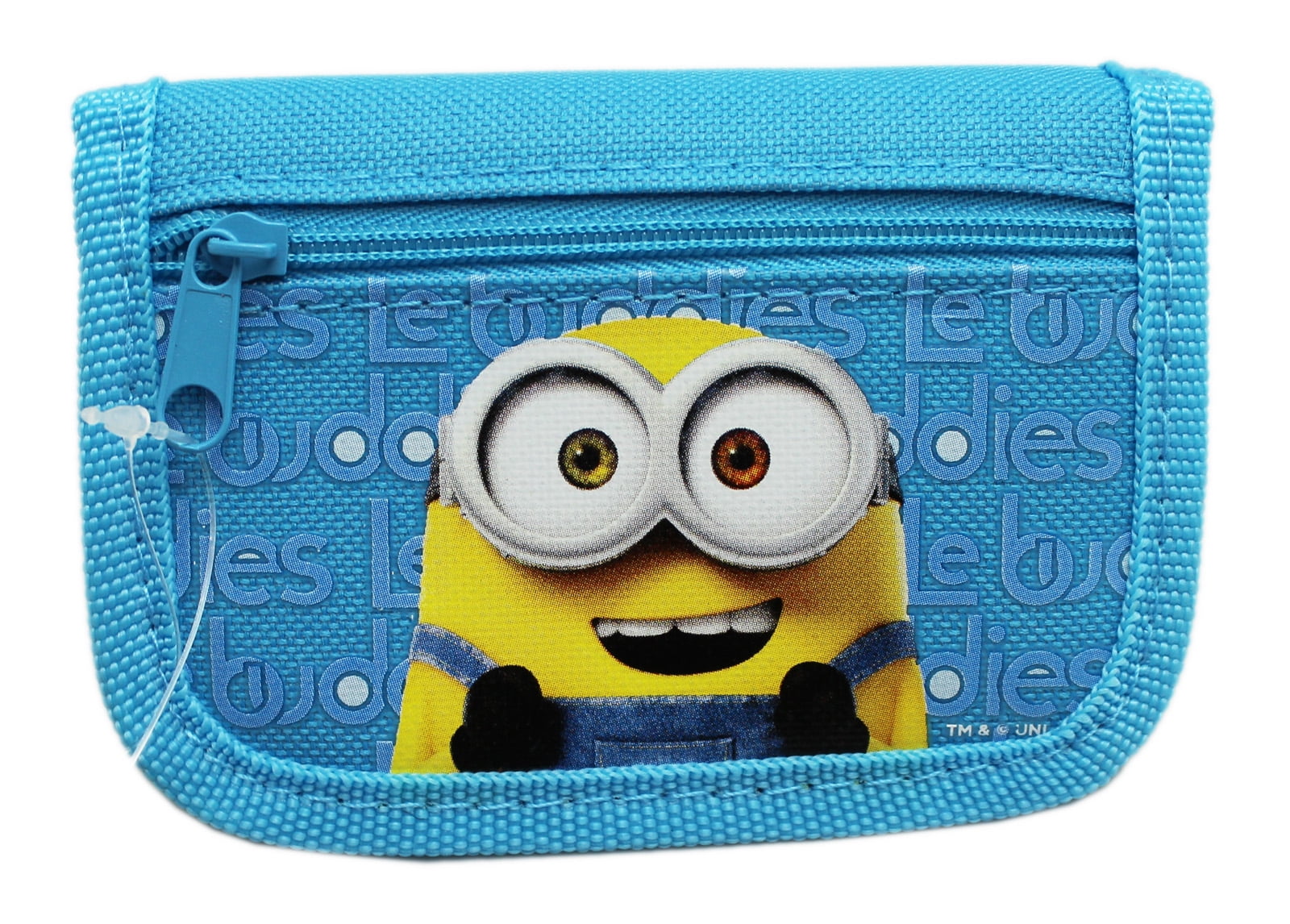 Minions Light Blue Colored Fabric Tri-Fold Wallet - Walmart.com