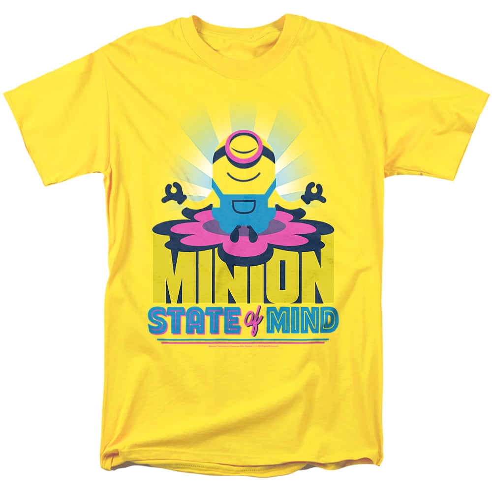 Minions Minion State of Mind Unisex Adult T-Shirt - Walmart.com