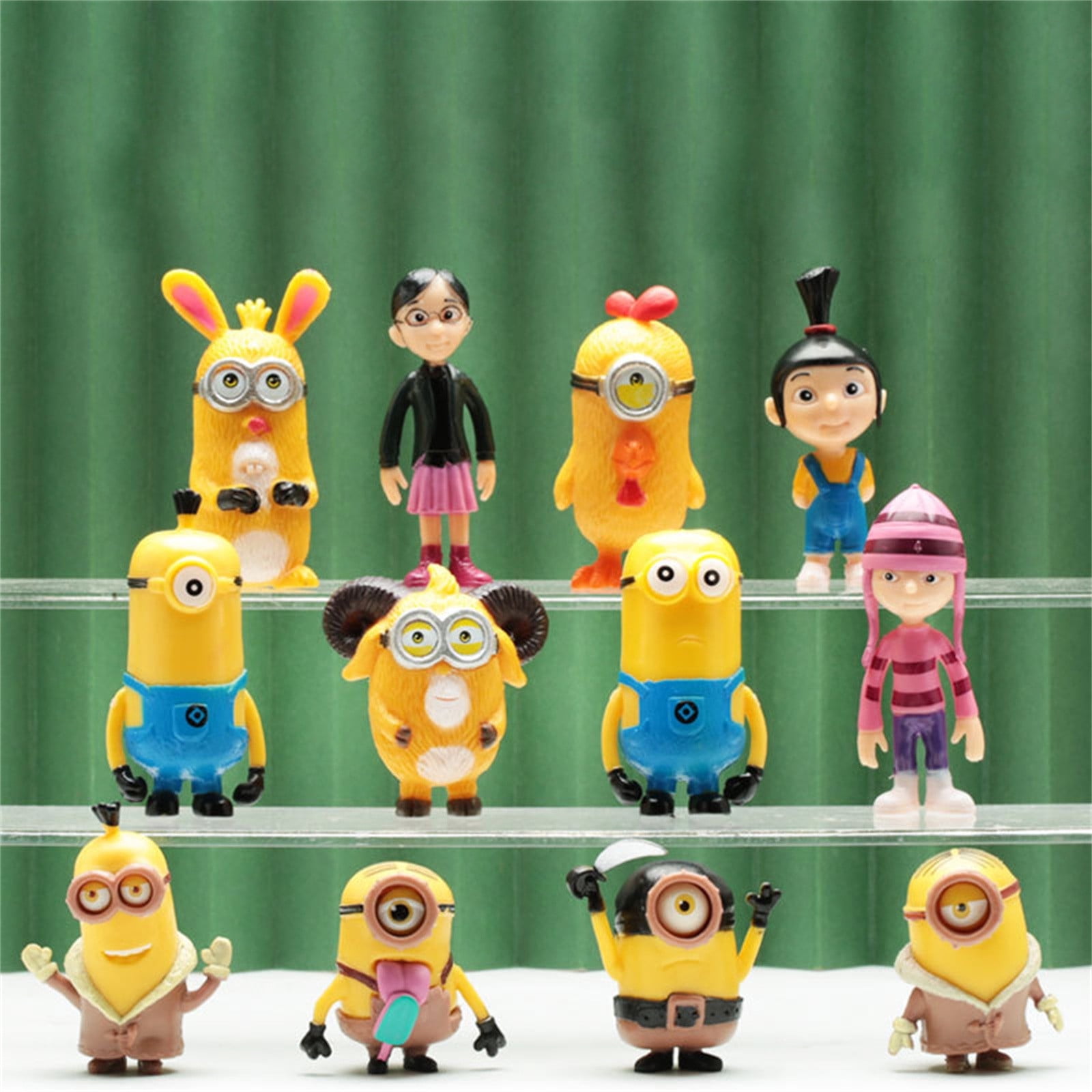 Minions,Minion Toys,Anime Figure,12pc Handmade Minions Miniature ...