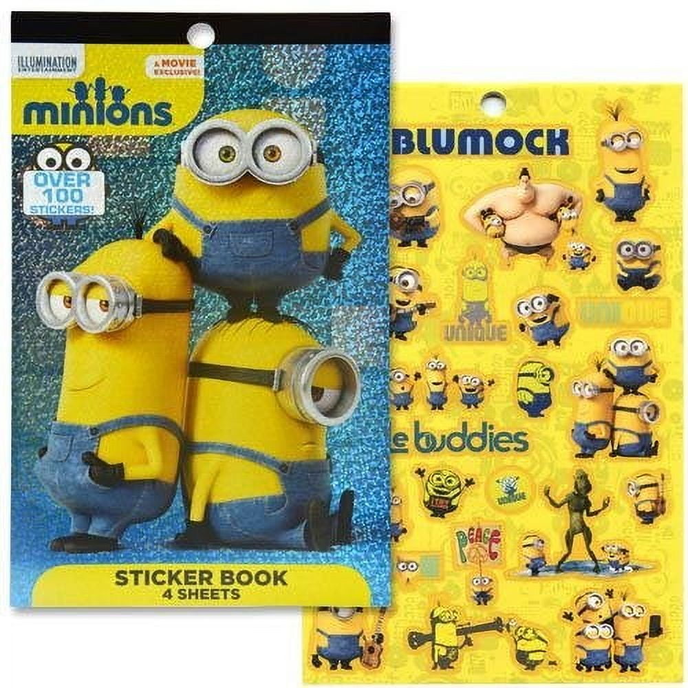 Minions Minions 4 Sheet Foil Cover Sticker Pad, 200+ Stickers - Walmart.com