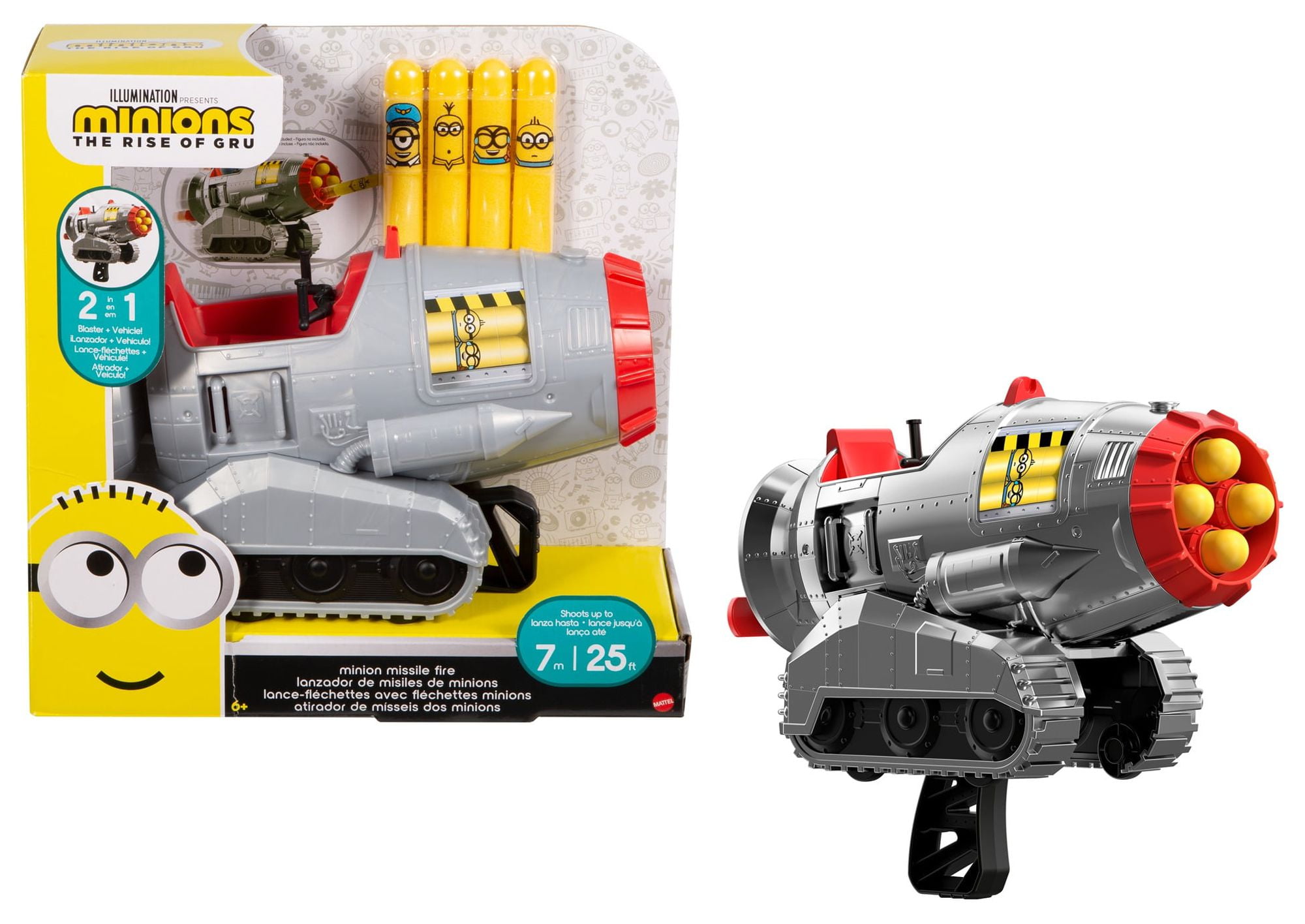Minions Missile Tank & Blaster - 25ft Range - Walmart.com