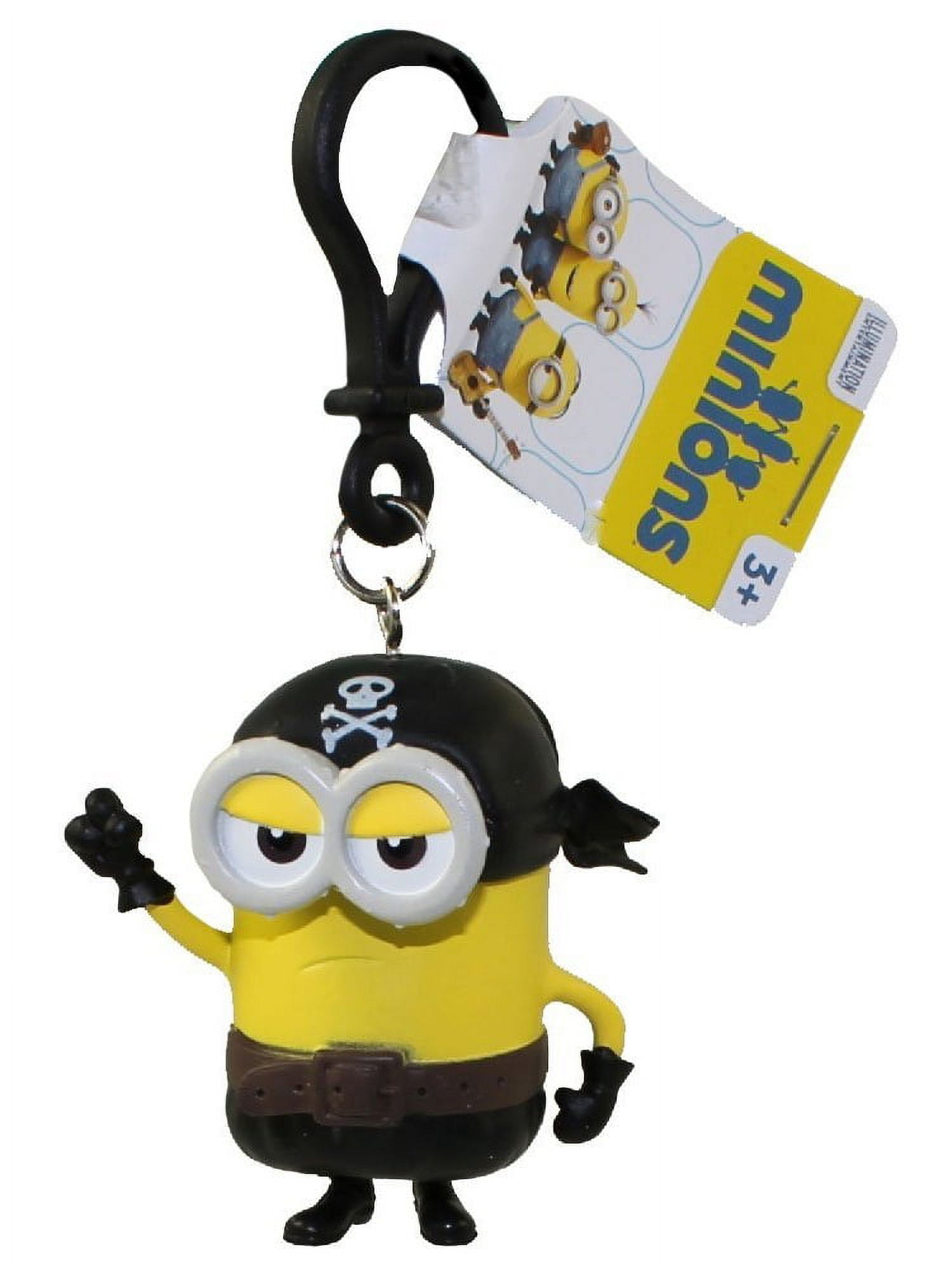 Minions Movie: Pirate Kevin PVC Figurine Backpack Clip Keychain ...