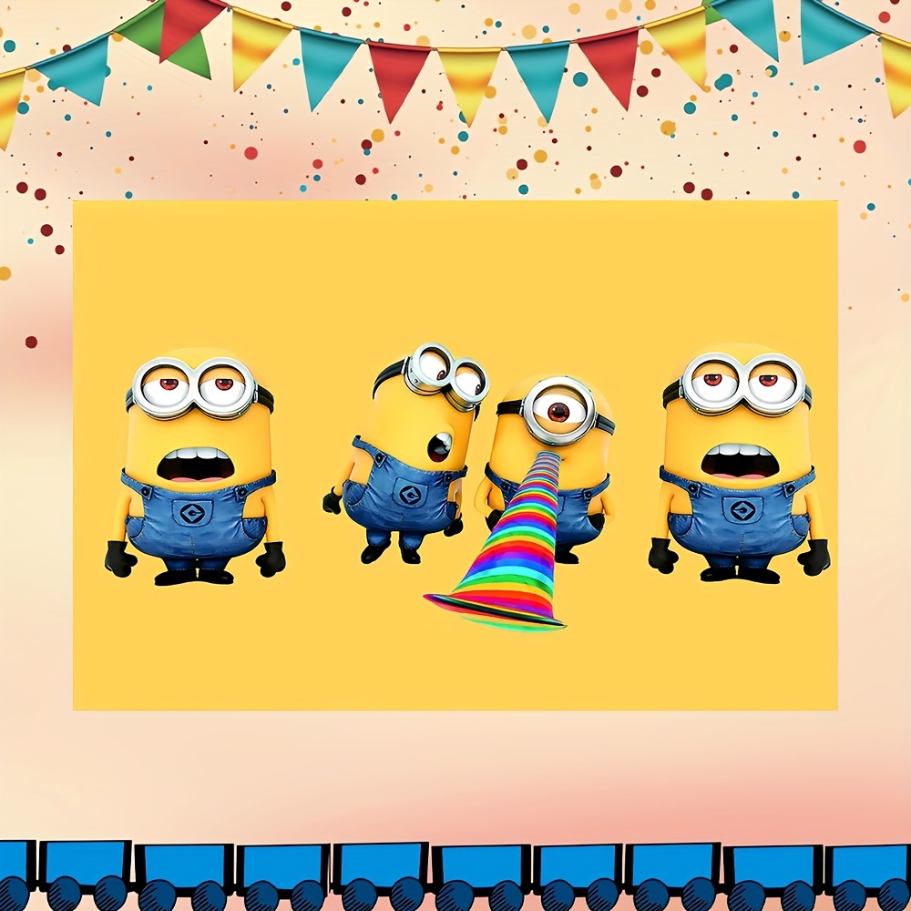 Minions Party Decorations Happy Birthday Party Banner Minions Party ...