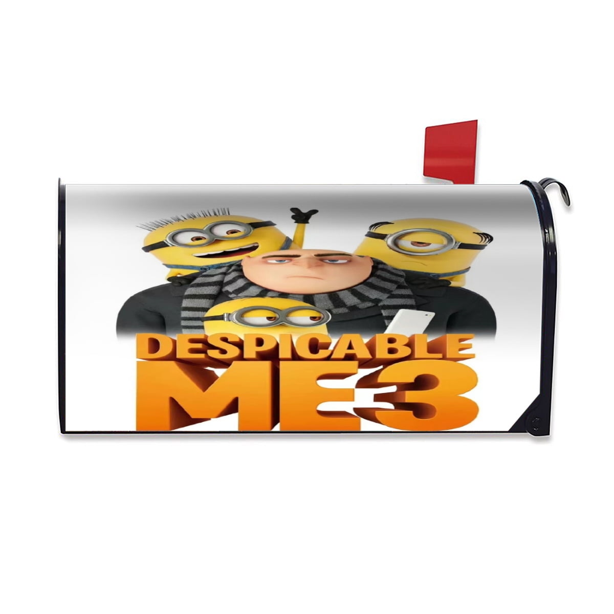 Minions Personalized mailbox cover both sides customized, post box ...