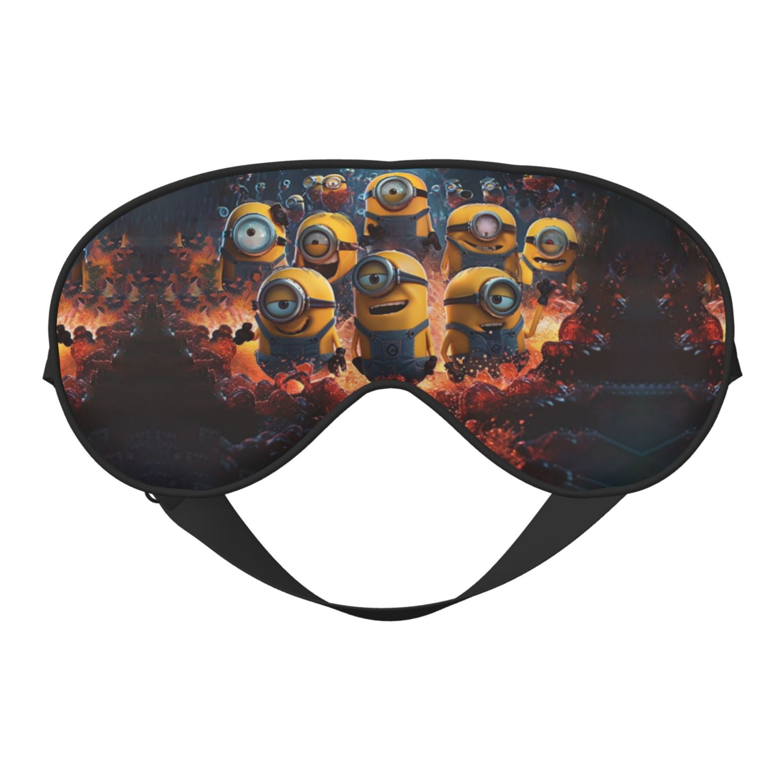 Minions Sleep Mask Anime Cartoon Print Eye Mask To Block Light Boys And ...