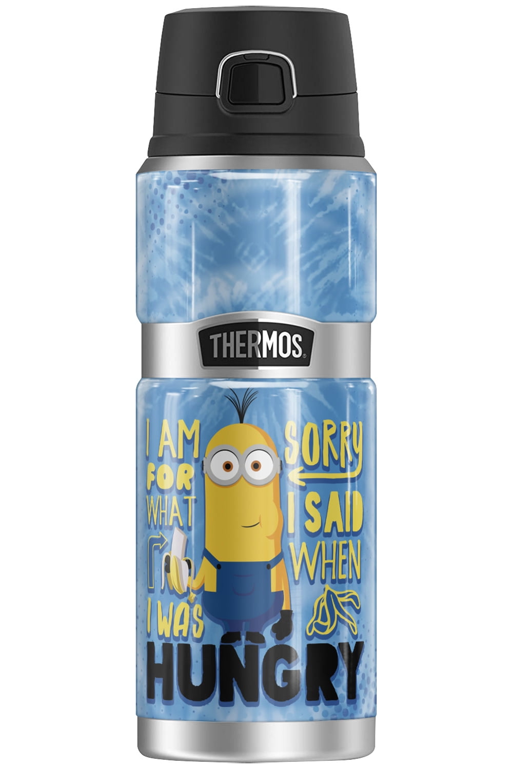 Minions Sorry I'M Hungry Tie Dye THERMOS STAINLESS KING Stainless Steel ...