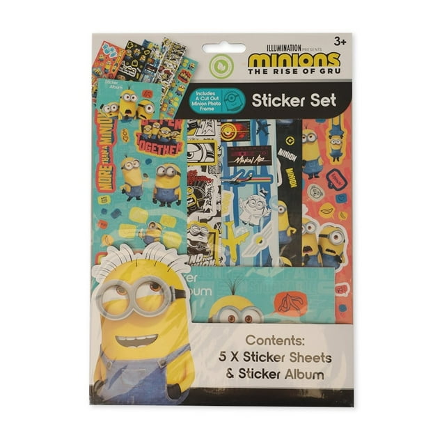 Minions: The Rise Of Gru Characters Stickers Set - Walmart Business ...