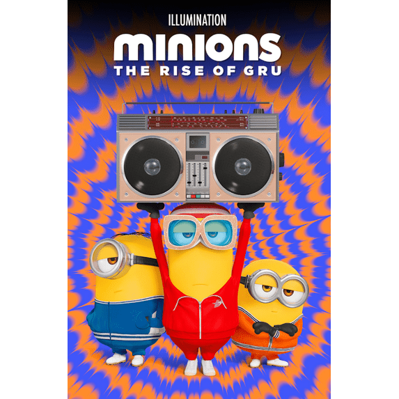 Minions: The Rise of Gru 2022 Movie Poster 24x36 - Animated Comedy, Gru ...