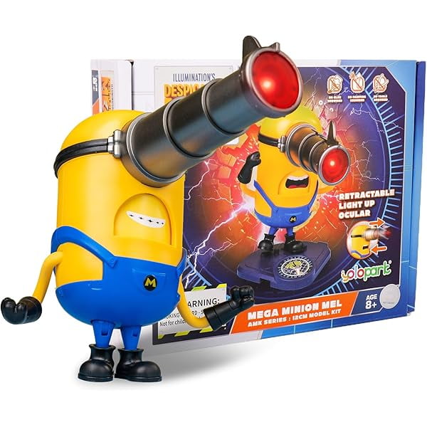 Minions Toy Despicable Me 4 Toys, 4.7 Inch Mega Mel Action Figures ...