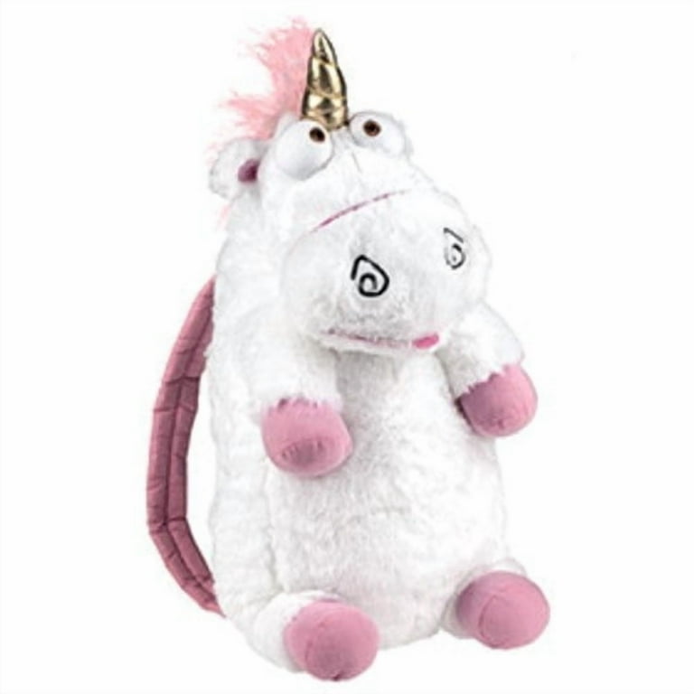 fluffy unicorn backpack
