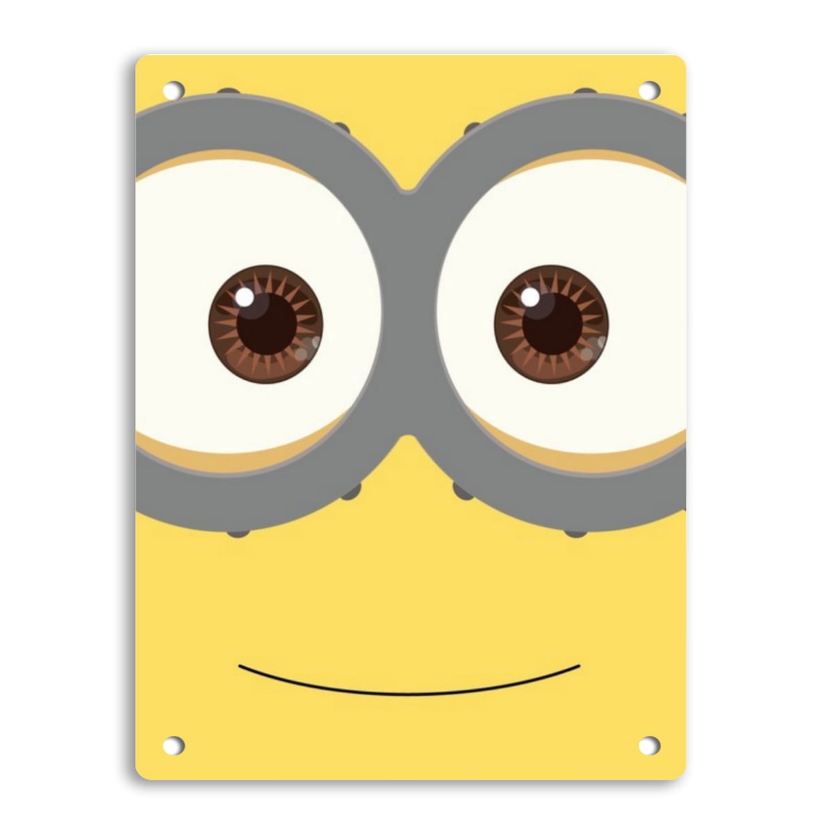 Minions Wall Sign - Cartoon Aluminum Poster 12 X 15 Inch Home Bar Wall ...