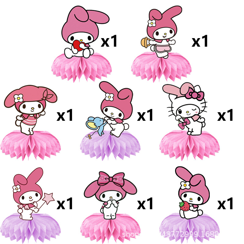 Miniso Anime Sanrio Hello Kitty My Melody Cartoon DIY Decoration ...