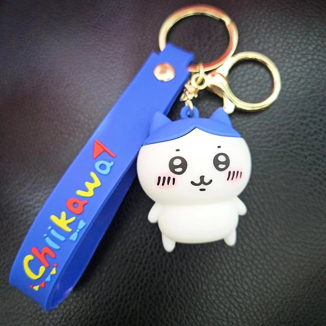 Miniso Chiikawa Plush Doll Key Chain Anime Cartoon Cute Hachiware Usagi ...