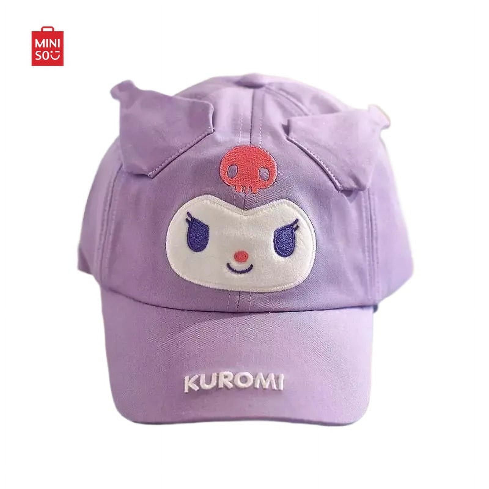 Miniso Cinnamoroll Cartoon Children Sun Cap Hello Kitty Kuromi Melody ...