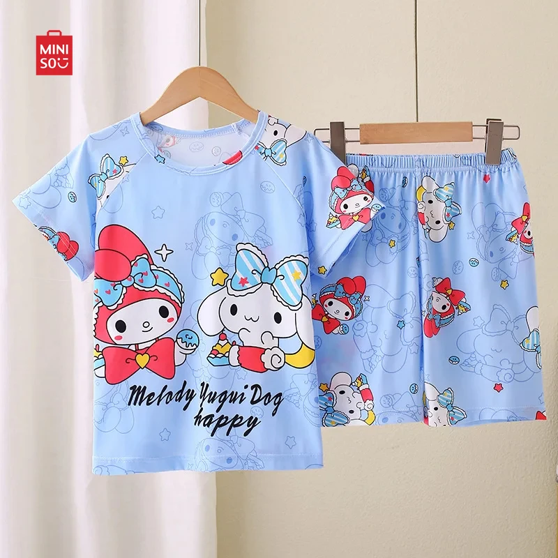 Miniso Cinnamoroll Kuromi My Melody Children's Pajamas 2024 Summer ...
