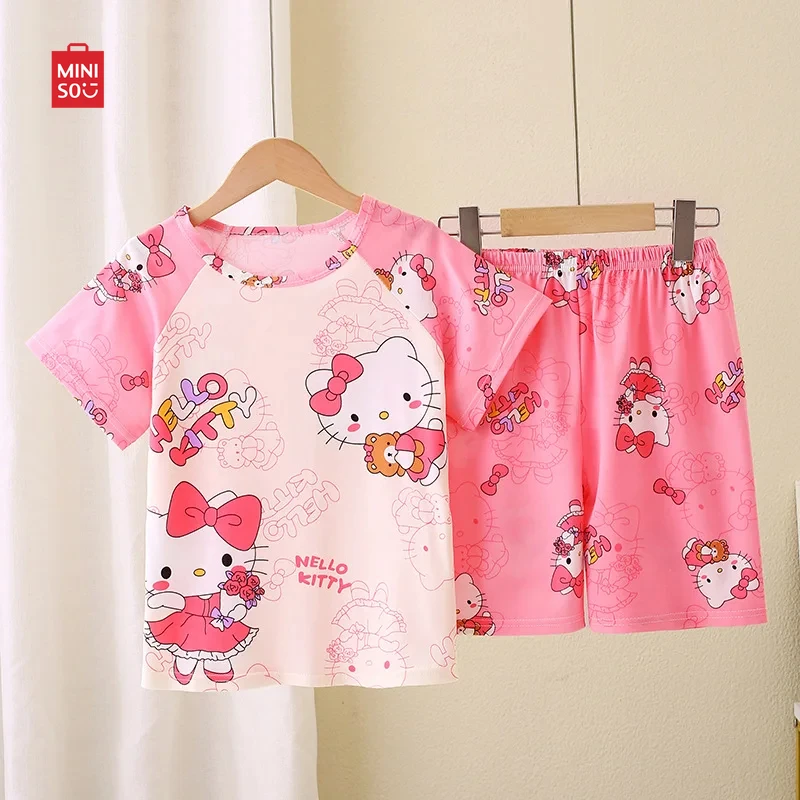 Miniso Cinnamoroll Kuromi My Melody Children's Pajamas 2024 Summer ...