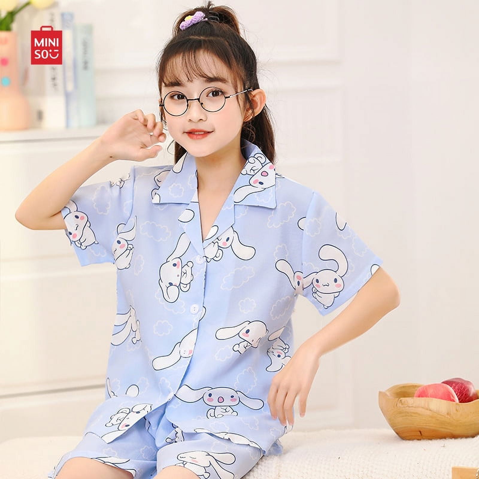 Miniso Cinnamoroll Kuromi My Melody Children‘s Pajamas Sets 2024 Summer ...