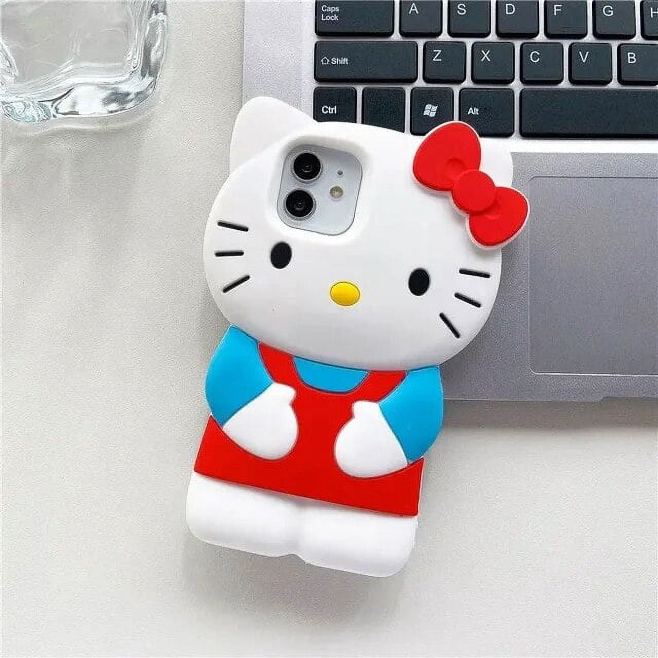 Miniso Cute Hello Kitty Mobile Phone Case With Apple Wavy Edge Is ...