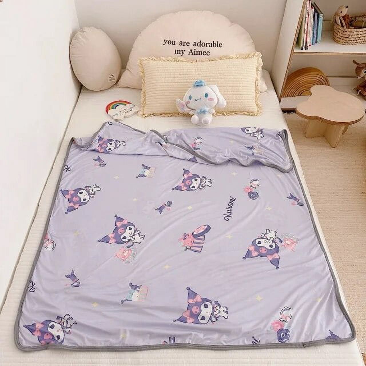 Miniso Hello Kitty Cinnamoroll My Melody Kuromi Cartoon Knitted Cotton ...