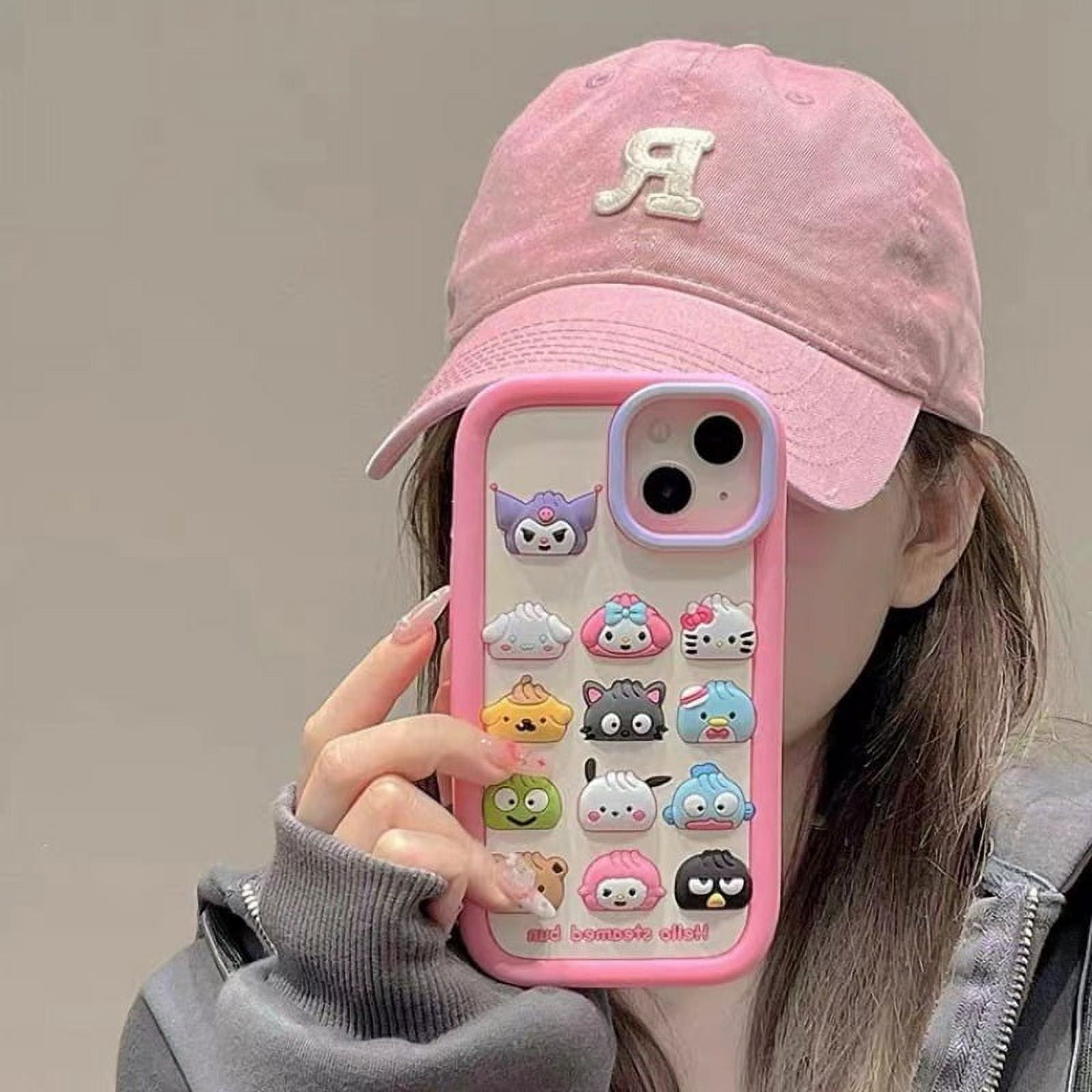 Miniso Kawaii Cute 3D Sanrio Hello Kitty Soft Silicone Phone Case For ...