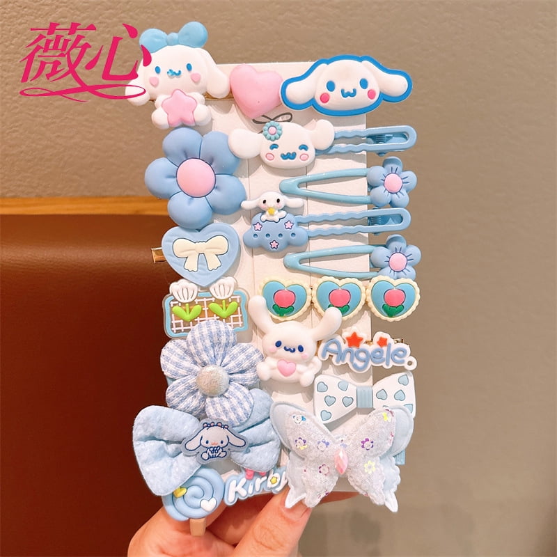 Miniso Kawaii Cute Kuromi Stretch Bow Hair Tie for Kids My Melody ...