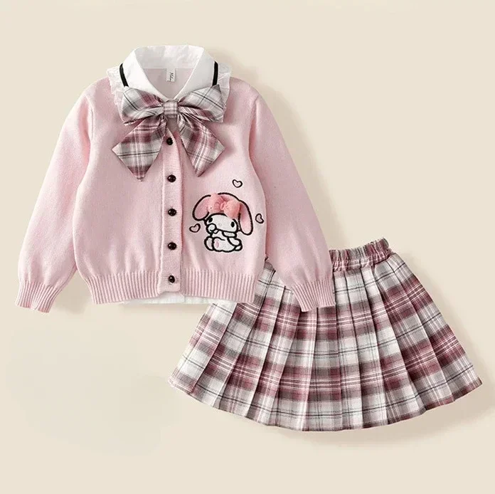 Miniso Kuromi My Melody Children‘s Cosplay JK Skirt 2024 New College ...