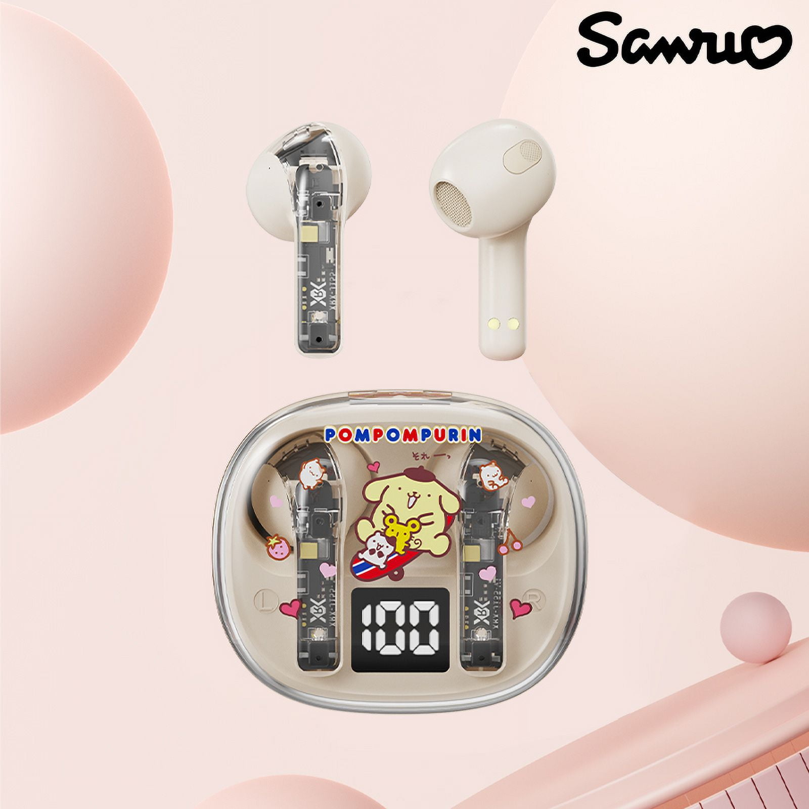 Miniso Sanrio BL25 Wireless Earphones Kawaii Hello Kitty Earbuds With ...