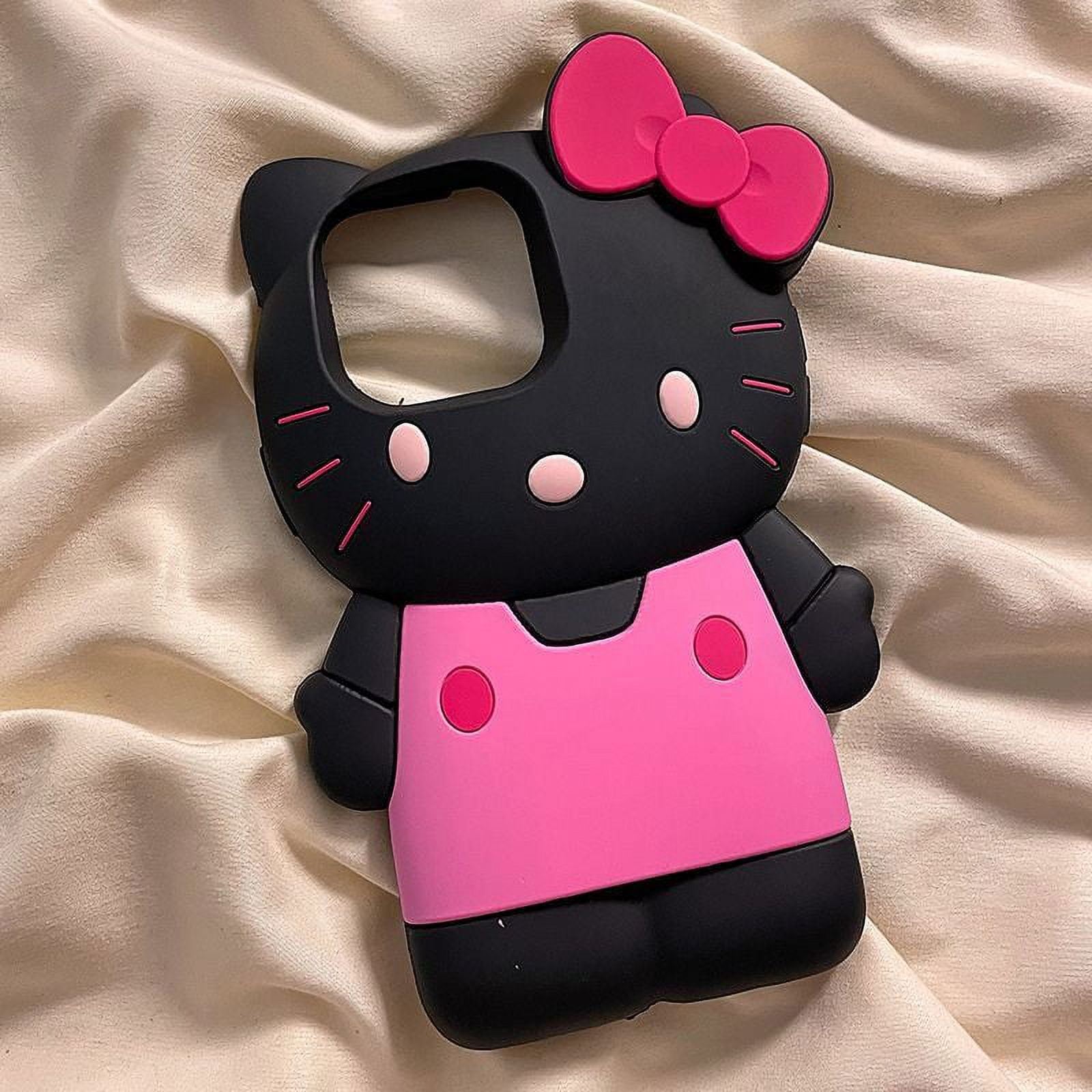 Miniso Sanrio Button Hello Kitty Girl Phone Case For iphone15 14 13PRO ...