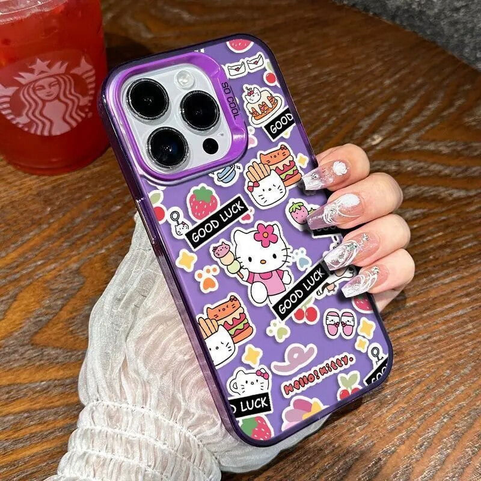 Miniso Sanrio Full Screen Hello Kitty Mirror Face Phone Case For ...