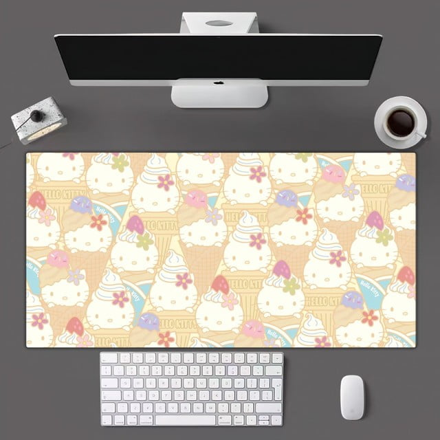 Miniso Sanrio Hello Kitty Mousepad Mousepad Gamer Mouse Pad Size For ...
