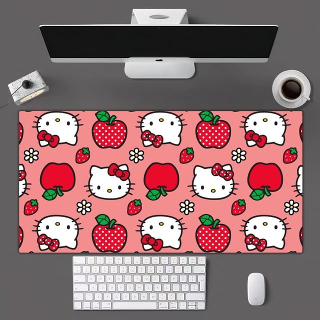 Miniso Sanrio Hello Kitty Mousepad Mousepad Gamer Mouse Pad Size For ...