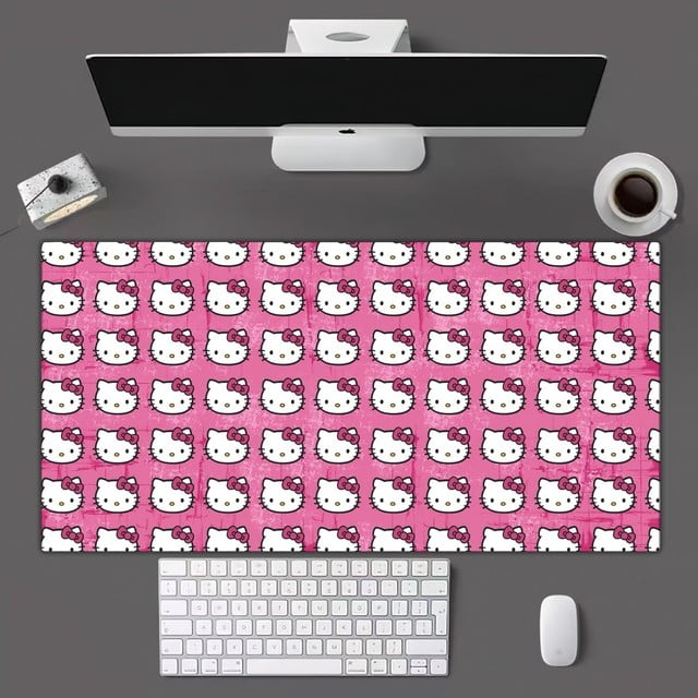 Miniso Sanrio Hello Kitty Mousepad Mousepad Gamer Mouse Pad Size For ...
