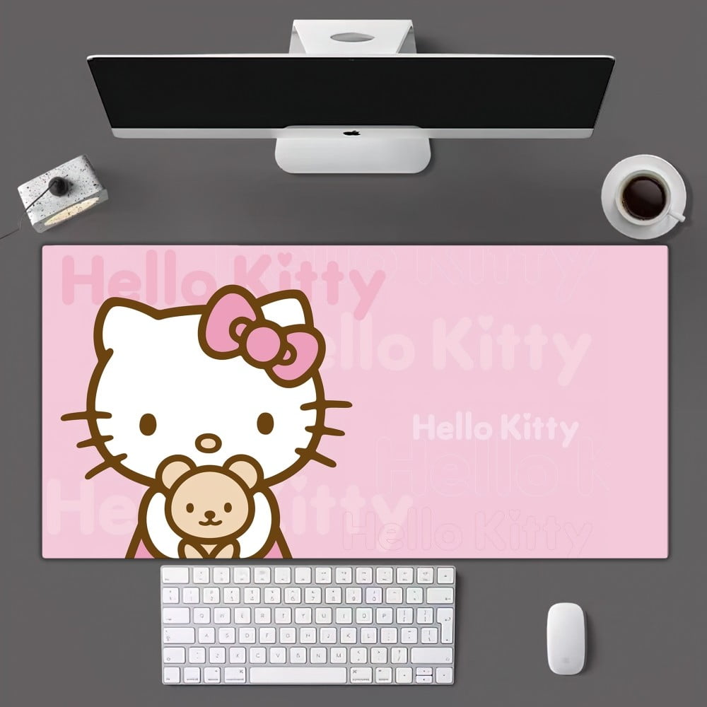 Miniso Sanrio Hello Kitty Mousepad Mousepad Gamer Mouse Pad Size For ...