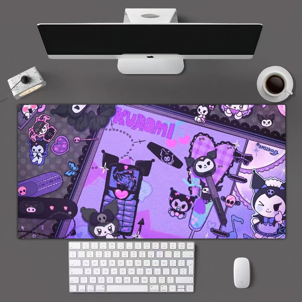 Miniso Sanrio Kuromi Mousepad Mousepad Gamer Mouse Pad Size For Office ...