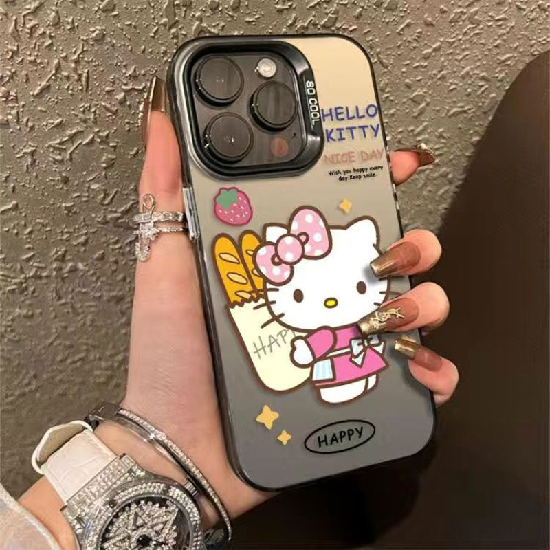 Miniso Sanrio Kuromi Phone Case For iphone 15 14 13 11 12 PRO MAX XR 8 ...
