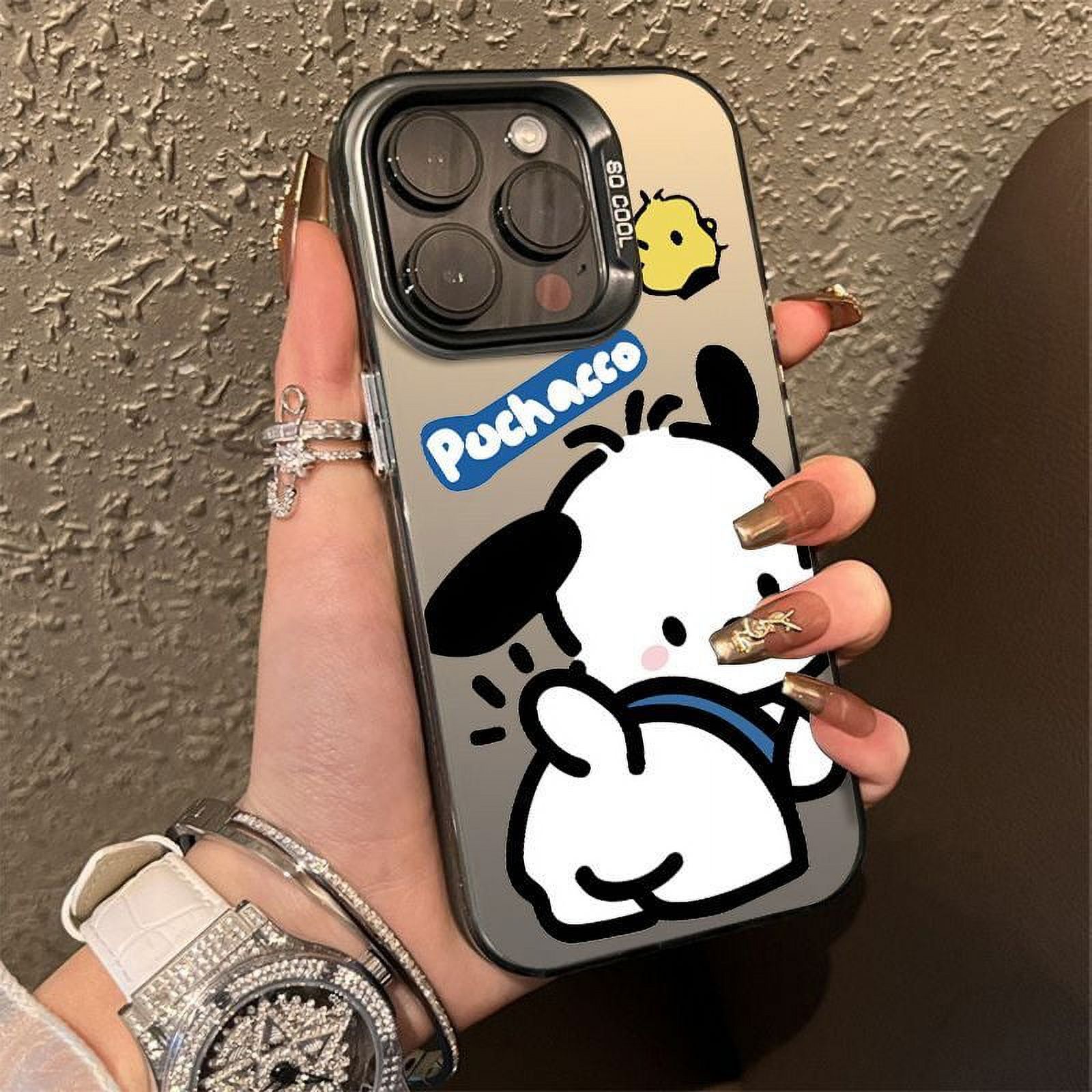 Miniso Sanrio Lovely Butt Pochacco Phone Case For iphone15 14 13 PRO ...