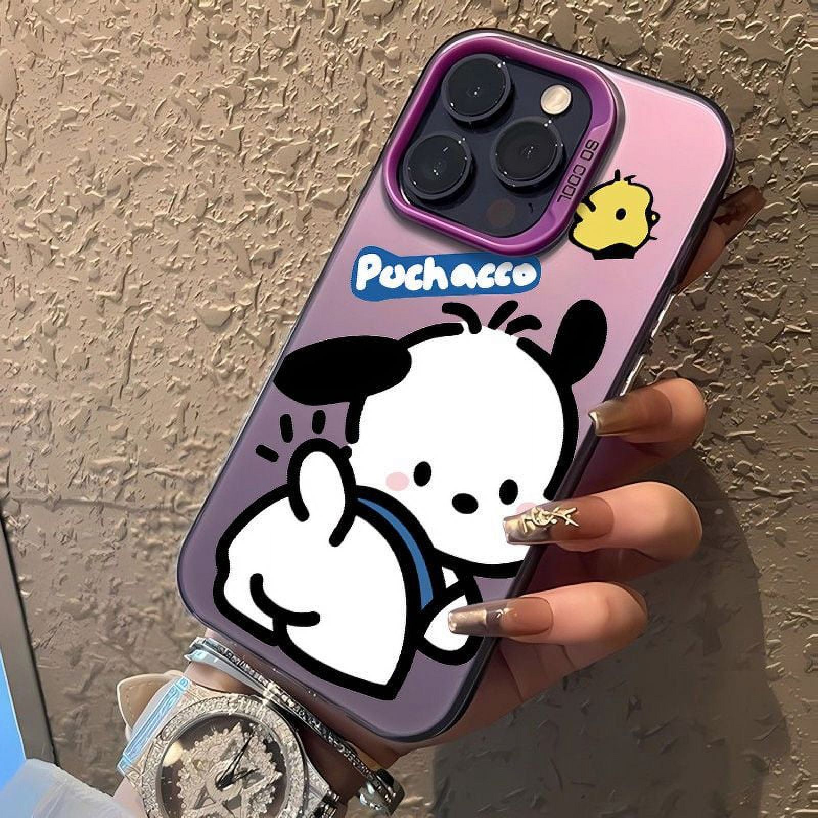 Miniso Sanrio Lovely Butt Pochacco Phone Case For iphone15 14 13 PRO ...