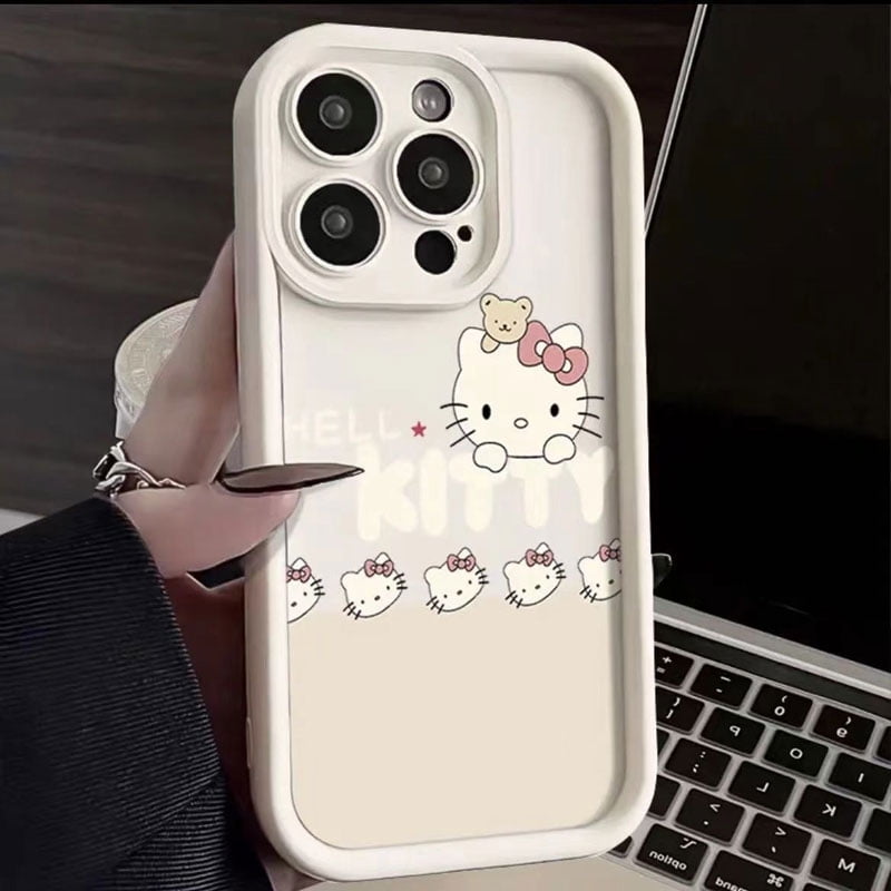 Miniso Sanrio Lovely Hello Kitty Phone Case For iphone 15 14 13 11 12 ...