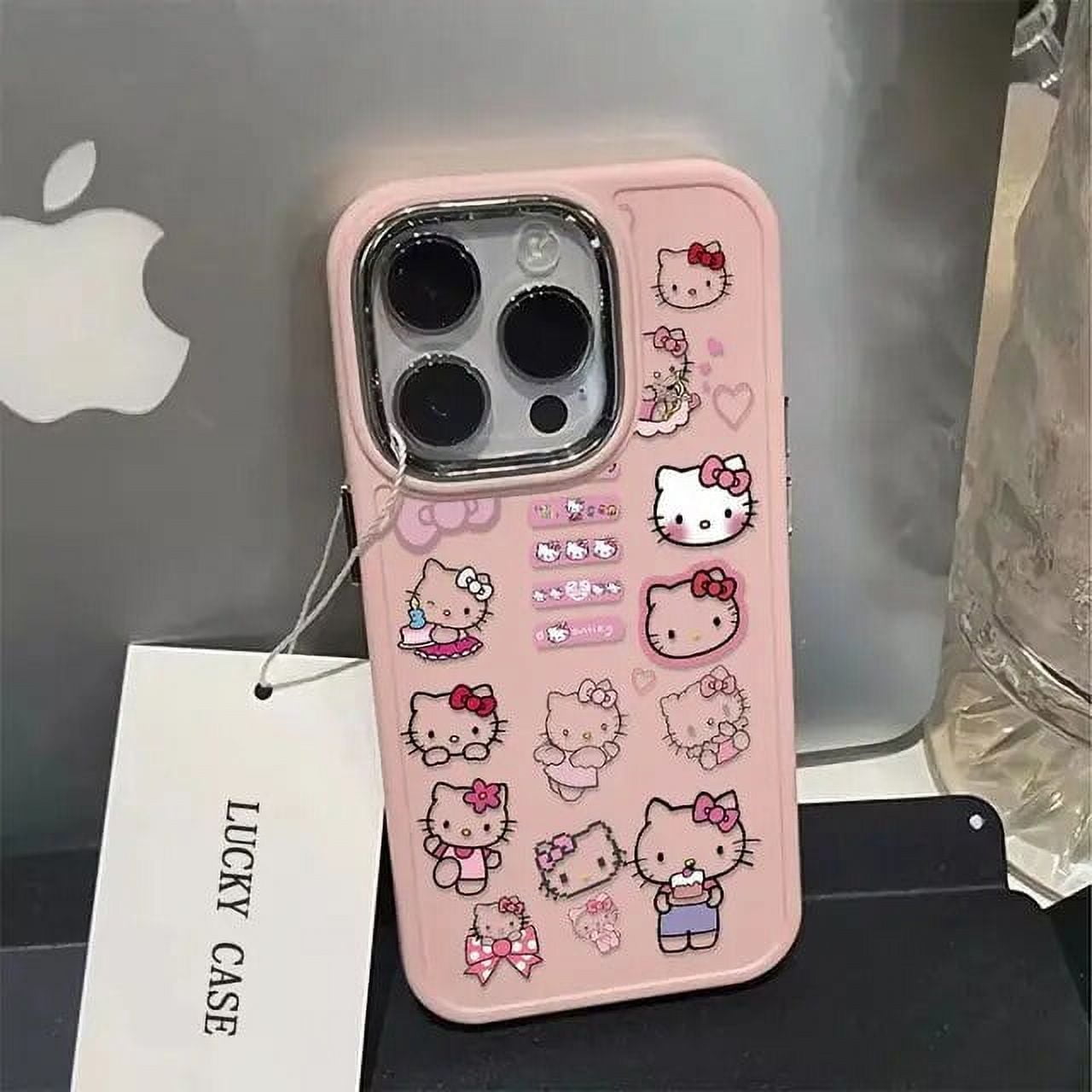 Miniso Sanrio Lovely Hello Kitty Phone Case For iphone 15 14 13 PRO MAX 11 12 13 PRO XR 8 PLUS ...