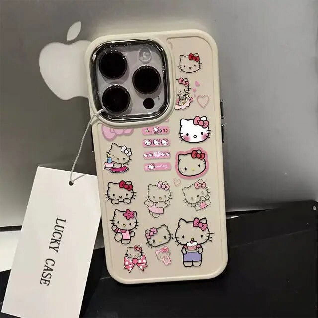 Miniso Sanrio Lovely Hello Kitty Phone Case For iphone 15 14 13 PRO MAX 11 12 13 PRO XR 8 PLUS ...