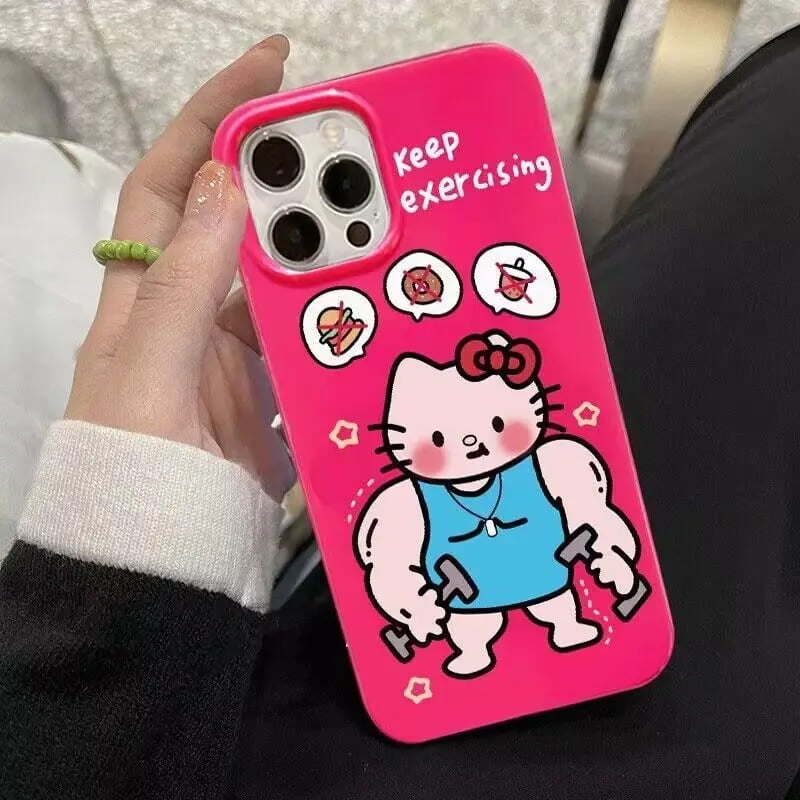 Miniso Sanrio Lovely Hello Kitty Phone Case For iphone 15 14 13 PRO MAX ...