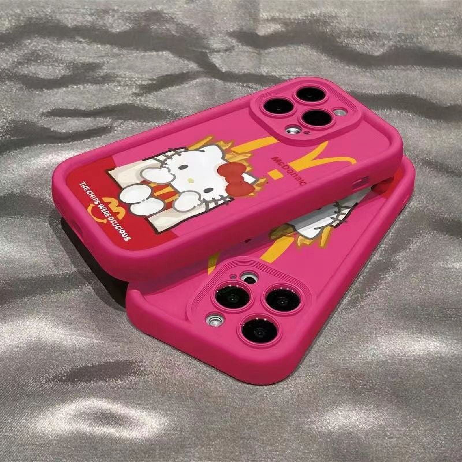 Miniso Sanrio Lovely Hello Kitty Phone Case For iphone15 14 13 11 12 PRO MAX XR 7 8 PLUS French ...