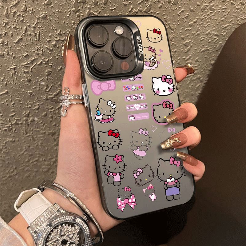 Miniso Sanrio Lovely Kuromi Phone Case For iphone 15 14 13 11 12 PRO ...