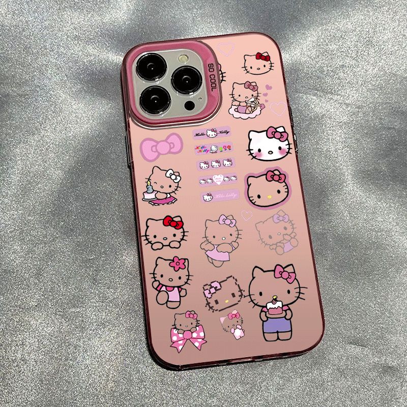 Miniso Sanrio Lovely Kuromi Phone Case For iphone 15 14 13 11 12 PRO ...