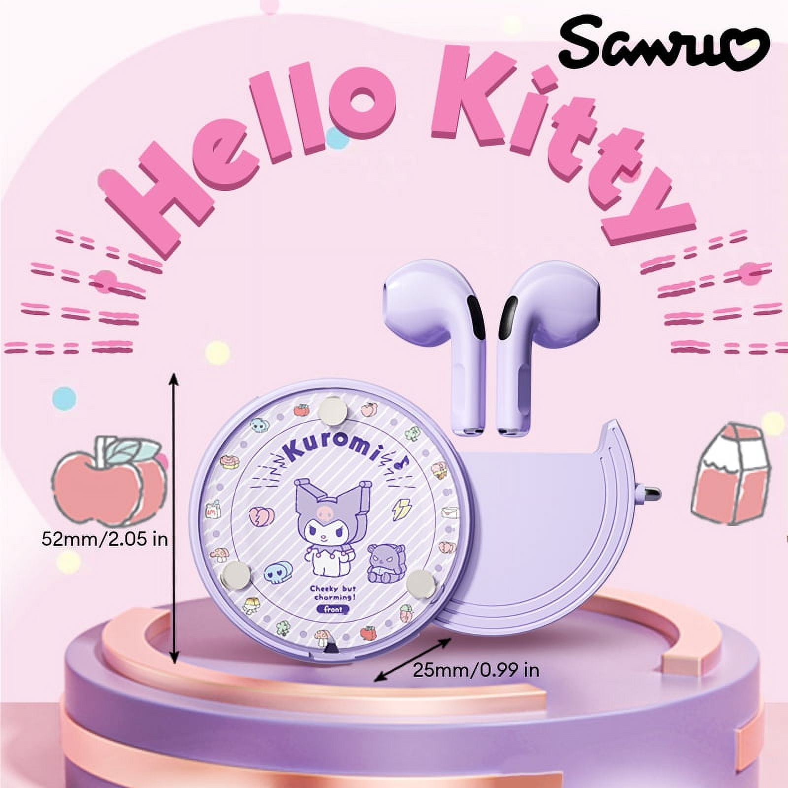 Miniso Sanrio YP-06 hello Kitty Wireless Earbuds Cute Hello Kitty Kawii ...