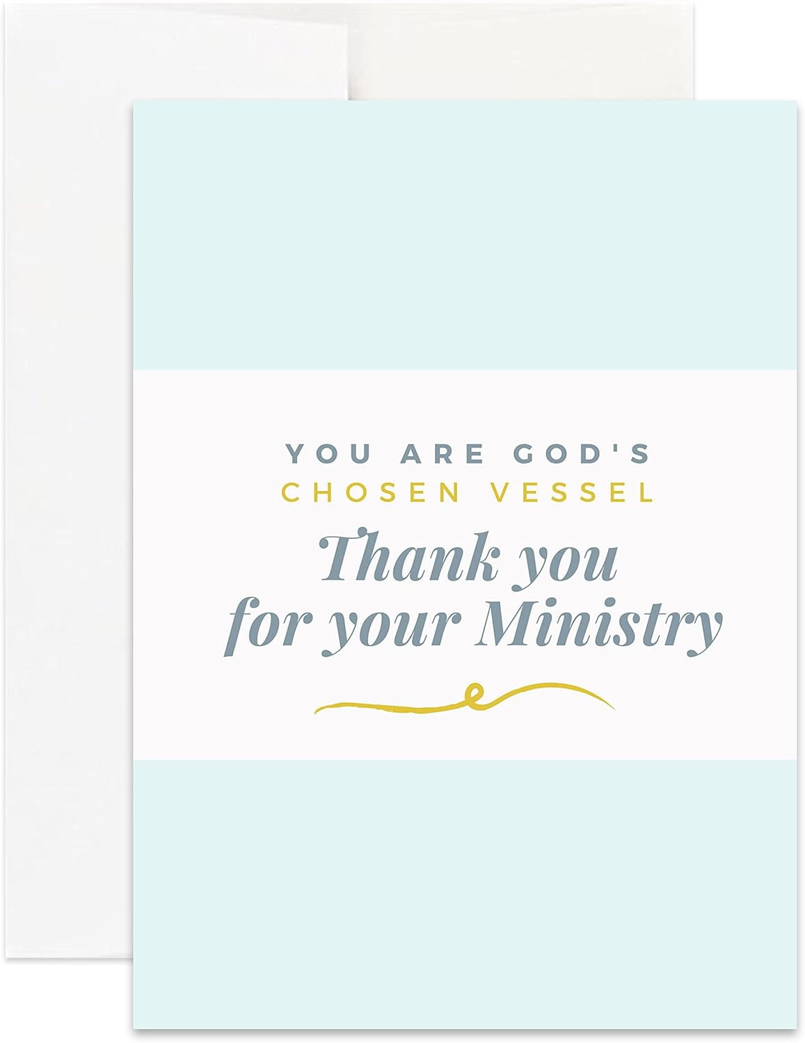 Ministry Appreciation Card 5x7Inch for Pastor, Minister, Church Staff ...