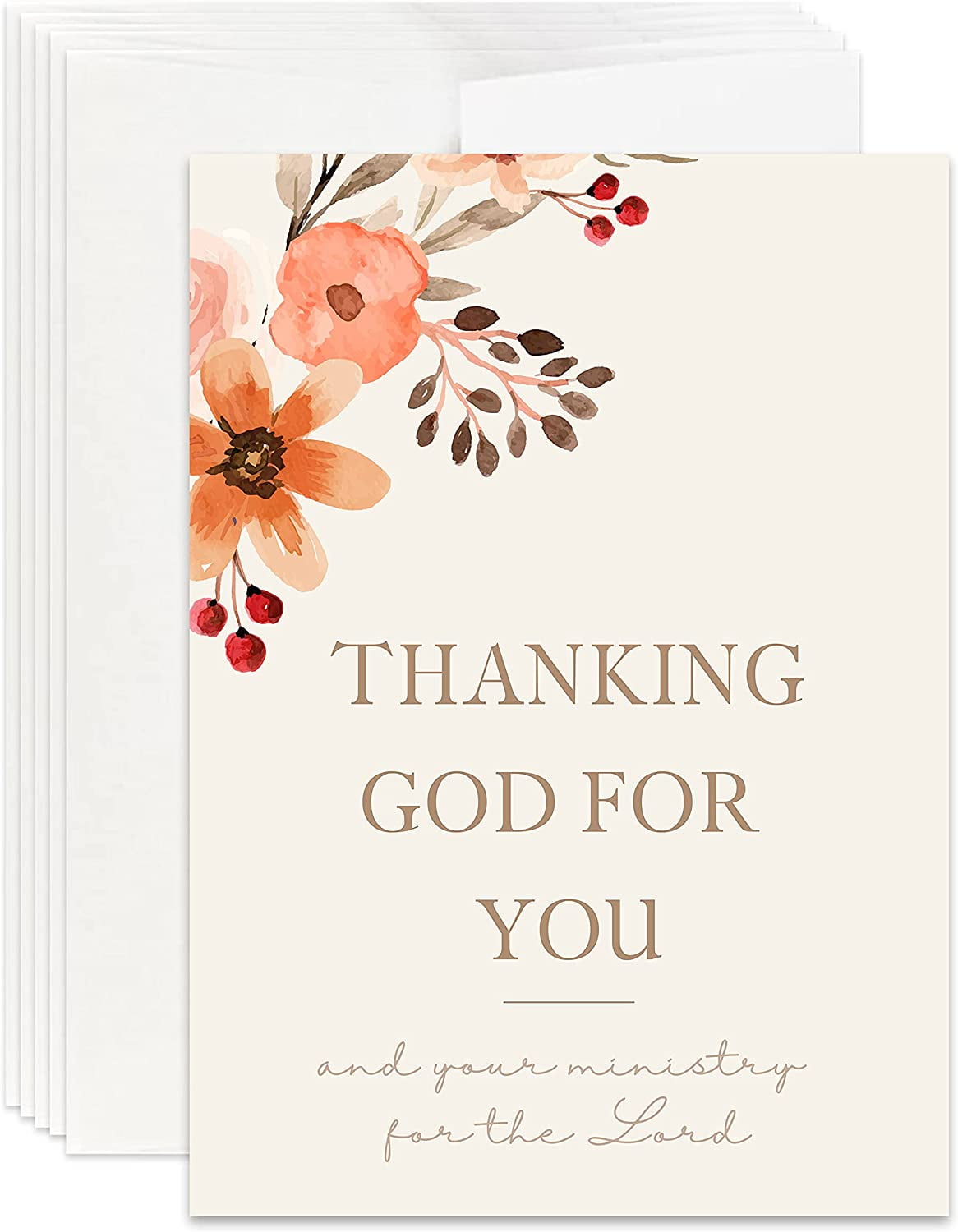 Ministry Appreciation Card for Pastor, Minister, Church Staff ...