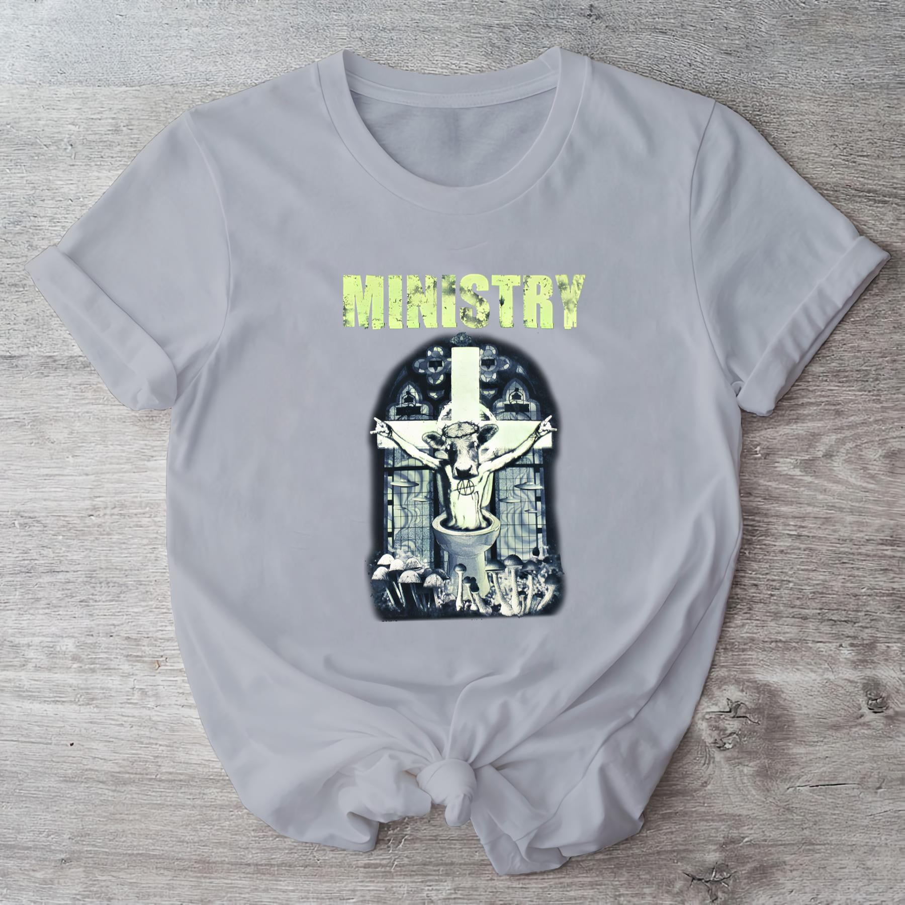 Ministry Band Album Tour Men T-shirt Black Unisex All Sizes RE59 ...